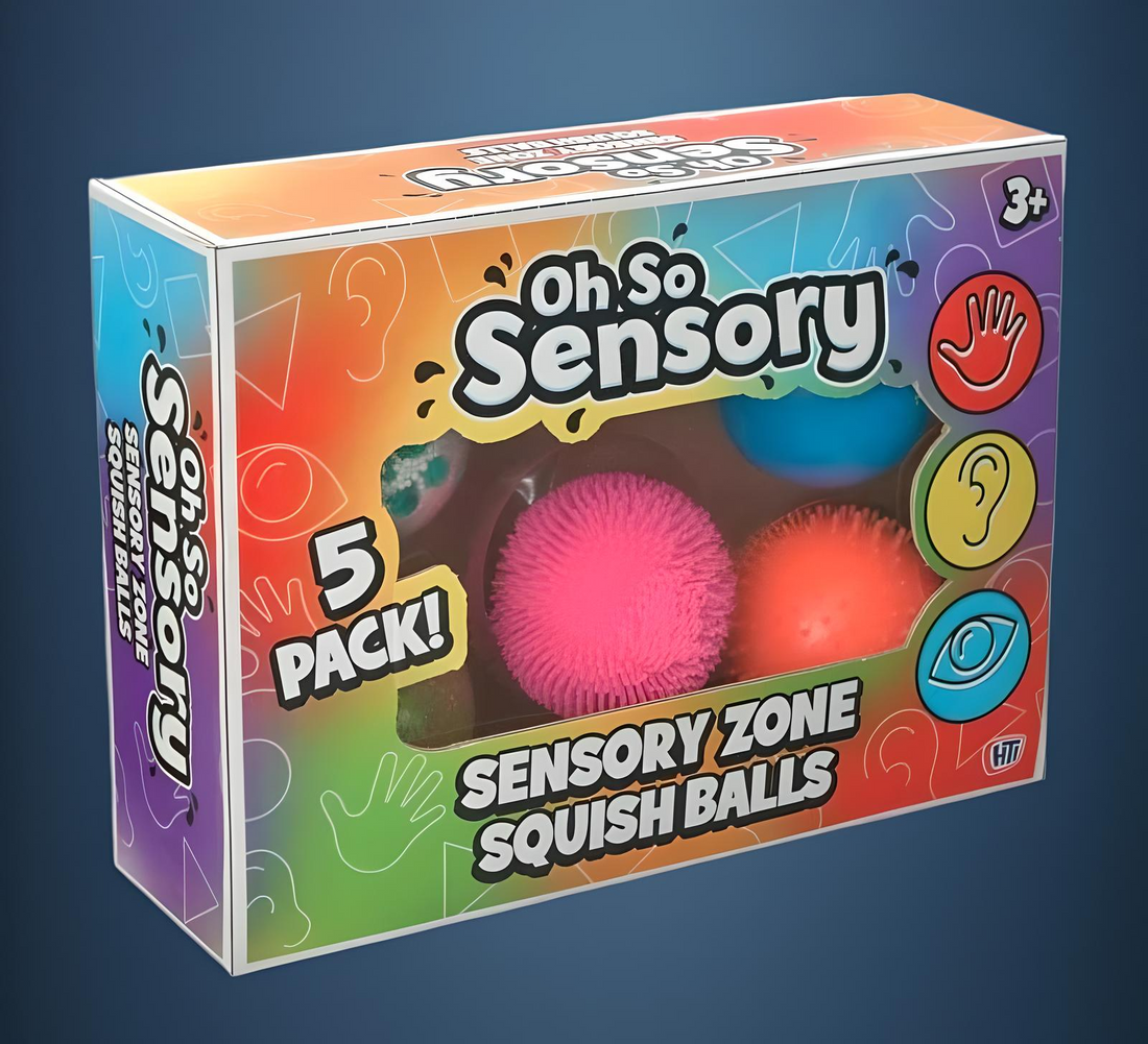 Mega Sensory Squish Balls (5 Pack) – NeuroCandy®